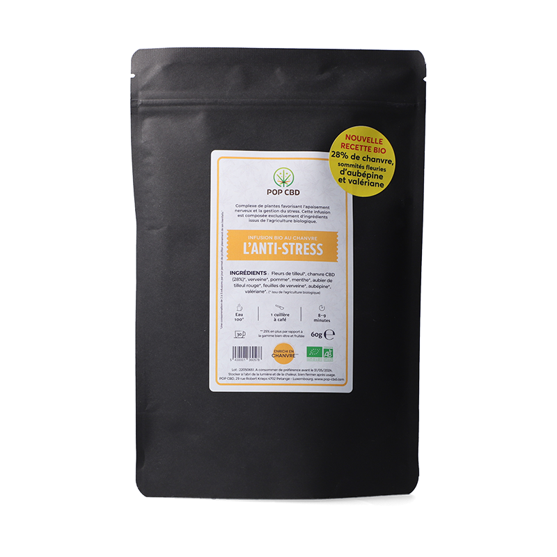 Goûtez aux infusions au CBD de la marque Pop CBD