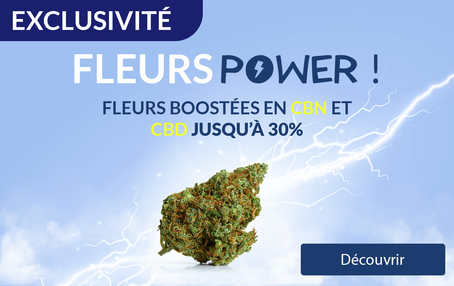 Fleurs CBD Power : fleurs boostées en cannabidiol